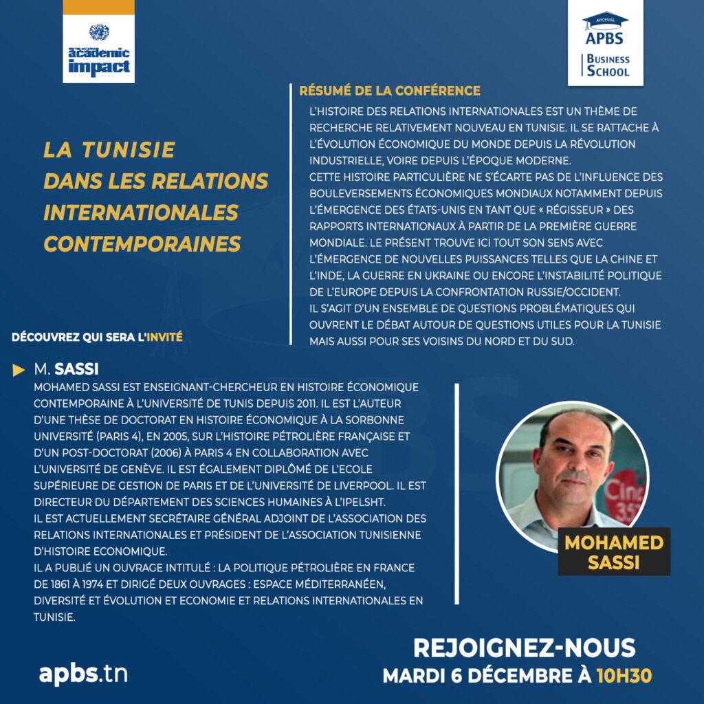 Tunisia in contemporary international relations - APBS